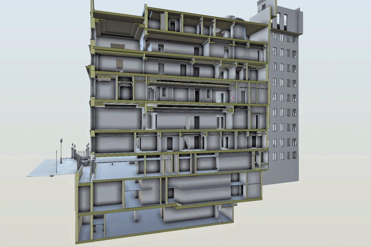 Central London mansion – BIM model | 3Deling – Experts in 3D Laser Scanning and Point Cloud ...