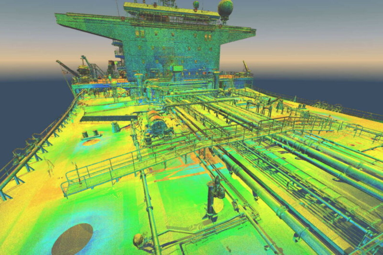 Albatros oil tanker - 3Deling - Experts in 3D Laser Scanning and Point Cloud Processing